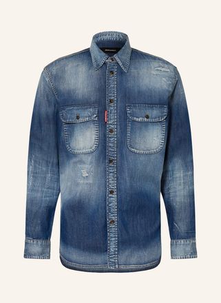 Dsquared2 Jeanshemd Comfort Fit blau