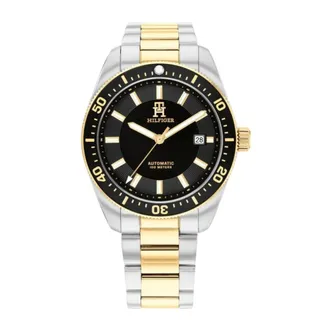 Tommy Hilfiger Homme, Accessoires, Gris, Taille: ONE Size Montre Automatique Th85
