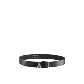 Patrizia Pepe unisex, Accessoires, Noir, Taille: S Ceinture basse en cuir de veau