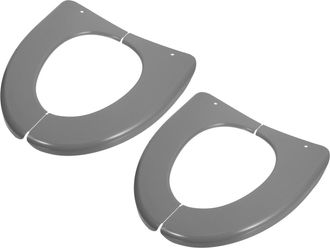 BESPORTBLE 2 St&uuml;ck Tragbarer Toilettensitzbezug aus Kunststoff Faltbare Wc Sitzauflage f&uuml;r Erwachsene und Universell Passend f&uuml;r Reisen &Ouml;ffentliche Toiletten und