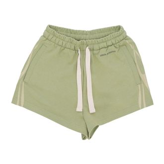 Vision Of Super Gr&uuml;ne Shorts mit Flammenmuster - - Shorts - Damen - Gr&uuml;n - S