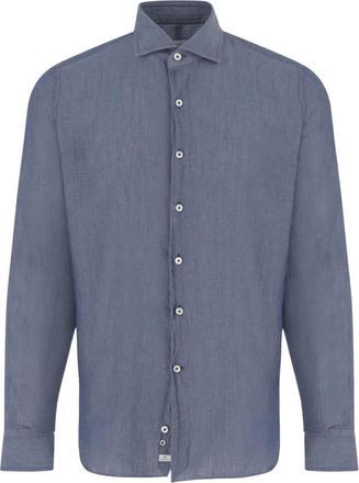 Alessandro Gherardi Homme, Chemises, Bleu, Taille: 4XL Cotton Shirt