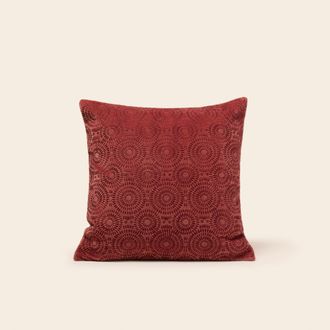Madura Housse De Coussin Solaya Terre rouge - ROUGE