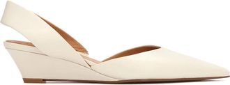 Kazar Femme, Chaussures, Blanc, Taille: 38 EU Escarpins &agrave; bride large au talon