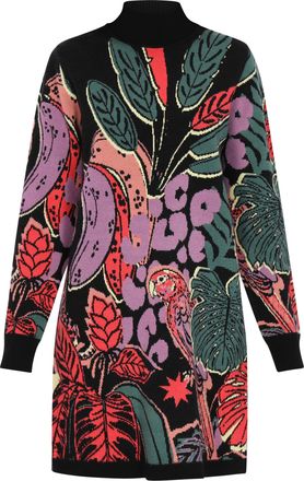 Izia Kleid Frauen dunkelgr&uuml;n mehrfarbig