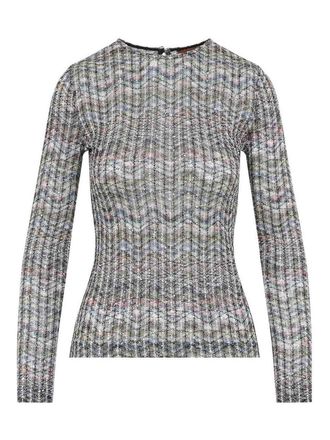 Missoni Pull Col Rond - Multicolore