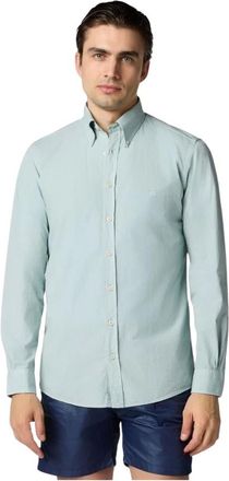 Brooks Brothers Homme, Chemises, Vert, Taille: 2XL Chemise boutonn&eacute;e en coton teinte en pi&egrave;ce coupe slim