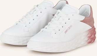 Jimmy Choo London Sneaker Diamond Maxi weiss