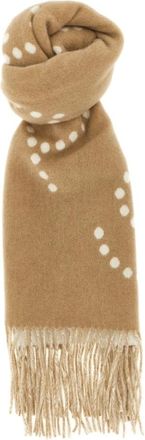 Stella McCartney Femme, Accessoires, Beige, Taille: ONE Size Wool Scarf