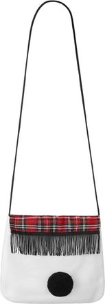 TecTake dressforfun weiße Handtasche, Handtasche Damen, Shoulder Bag Schneefrau, Umhängetasche, Handtaschen für Damen Kostüm Eis, Schotten Tracht, Schnee Frau