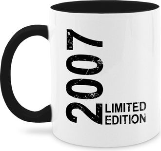 Shirtracer Tasse Tassen 325ml - Limited Edition 2007 I Geschenk zum 18. Geburtstag Geschenk f&uuml;r 18 j&auml;hrige I 18 Geburtstag Geschenkideen 18er I Achtzehnter I Vol