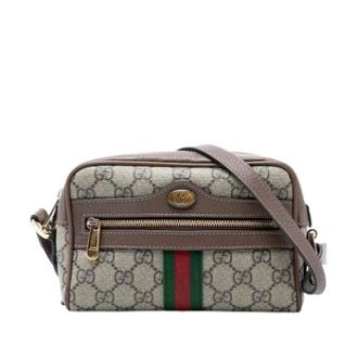 Gucci Sac bandouli&egrave;re Ophidia Pre-owned - Femme - Pre-owned - Beige - Taille: ONE Size