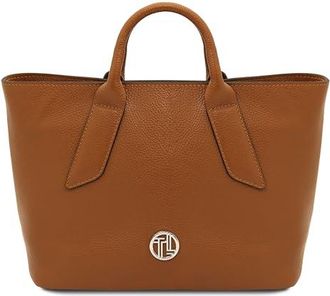 Tuscany Leather Viva - Sac Cabas en Cuir pour femme (Cognac)