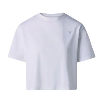 The North Face Homme, Sport, Blanc, Taille: XS Evolution Simple Dome Crop Relaxed Short Sleeve Tee