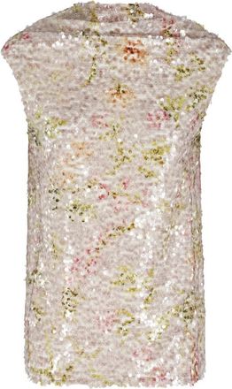 Alberta Ferretti Femme, Tops, Multicolore, Taille: 36 FR Paillettes Stampata Top