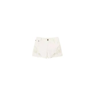 Twinset Damen, Shorts, Wei&szlig;, W30Gr&ouml;&szlig;e