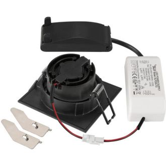 SLV Encastr&eacute; plafond int&eacute;rieur led new tria 68 carr&eacute; orientable noir led 83 w 1007394