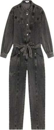 Suncoo Femme, Combinaisons et Ensembles, Noir, Taille: 38 FR Tiago Jumpsuit