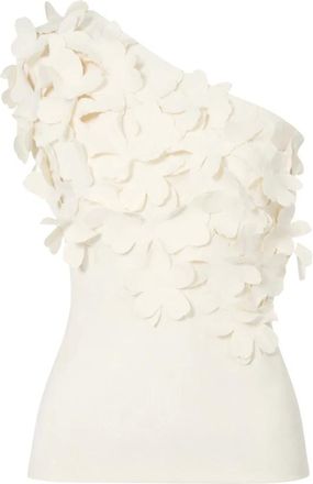Liviana Conti Top bandeau en viscose - Femme - Tops - Blanc - Taille: 36 FR