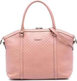 Gucci Pre-owned Bree Satchel - Femme - Pre-owned - Rose - Taille: ONE Size