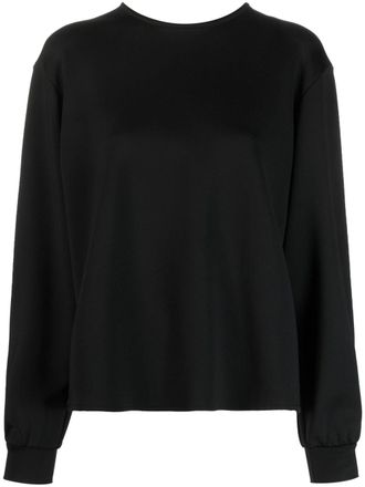 Viktor & Rolf t-shirt en coton &agrave; d&eacute;tail de noeud au dos - Noir