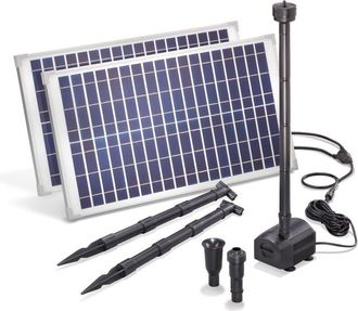 Esotec Esotec - Solar Teichpumpe mit Filter f&uuml;r au&szlig;en set Sprinklerpumpe 1700l/h 101916