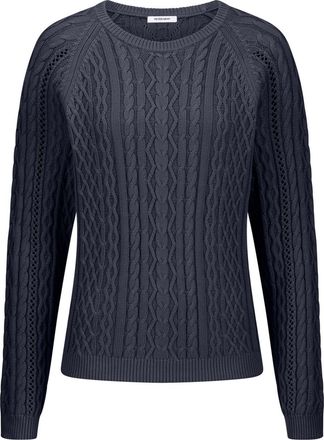 Peter Hahn Rundhals-Pullover Peter Hahn blau