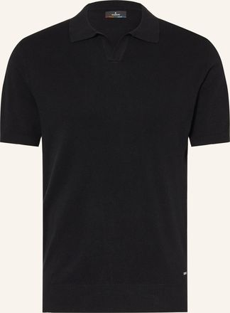 Ragman Ragman Strick-Poloshirt schwarz