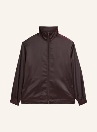 Yohji Yamamoto Y-3 Satin Gradient 3-Streifen Trainingsjacke rot