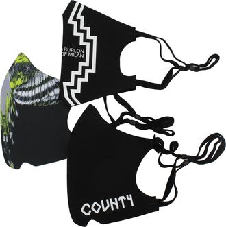 Marcelo Burlon Hommes Masque Tissu Multicolore