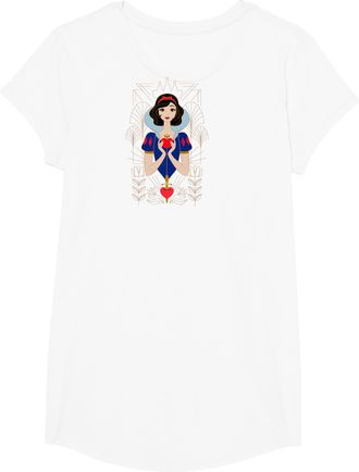 Disney Princess Snow White Modern Art Deco Style T-Shirt