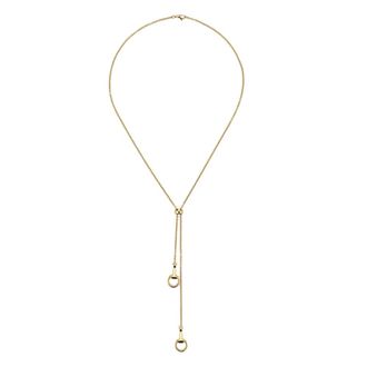 Gucci Horsebit Lariat Halskette mit Horsebit-Details in Gelbgold_60cm - - Accessories - Damen - Gelb - ONE SIZE