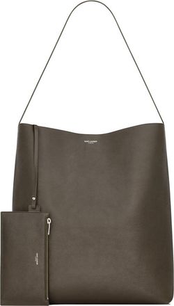 Saint Laurent Mens Hobo Bold Bag Green Leather Handbags Hand