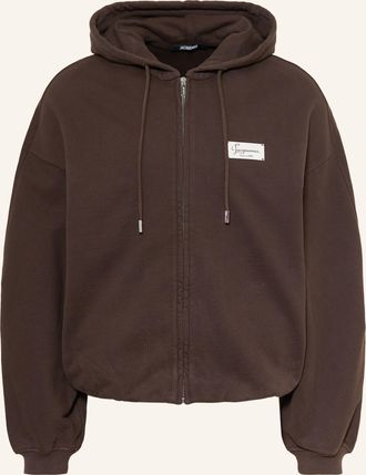 Jacquemus Jacquemus Sweatjacke Le Hoodie Montaigne braun