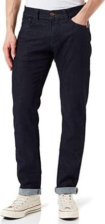 Camel Active Camel Active 5-Pocket Madison Jean Droit, Bleu (Denim Brut 42), W34/L32, (Taille Fabricant: 34/32), Homme
