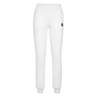 Plein Sport Femme, Pantalons, Blanc, Taille: 42 FR Pantalons de surv&ecirc;tement
