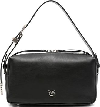 Pinko Pinko, Femme, Sacs, Noir, Taille: ONE Size Bauletto Trittico Vitello New