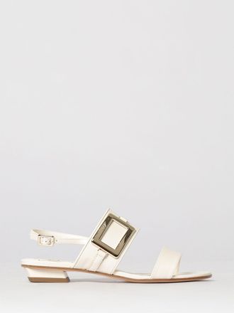 Roger Vivier Sandales &agrave; Talons Femme couleur Jaune Cr&egrave;me