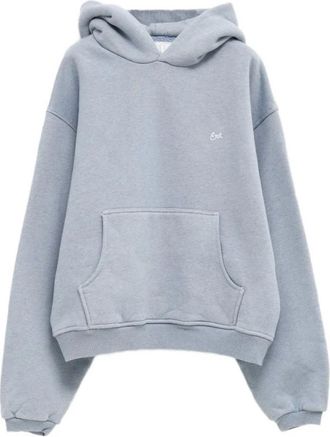 ERL Erl, Homme, Sweatshirts et sweats &agrave; capuche, Bleu, Taille: M Sweaters Clear Blue