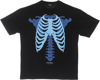 Phobia Archive Homme, Tops, Noir, Taille: XS Skeleton Print Tee