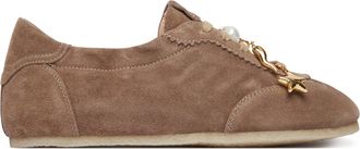 AGL Halbschuhe AGL Hoola Hoop P Charms D562019PGF Dunkelbeige