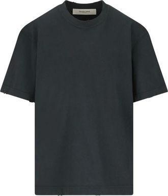 Golden Goose Homme, Tops, Noir, Taille: XL T-shirt avec logo invers&eacute; au dos