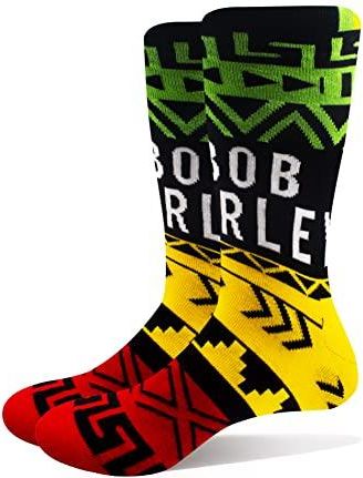 Bob Marley Chaussettes Press Play Nouveau Officiel Unisex Noir Ankle (Uk Size 7 Size One Size