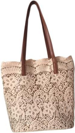 Hemoton Sac Bandouli&egrave;re Femme &Eacute;l&eacute;gant Dentelle Brod&eacute;e Sac Main avec Capacit&eacute; Spacieuse pour Soir&eacute;es et Shopping