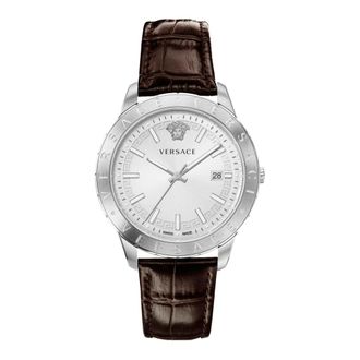 Versace Univers 43mm Uhr - - Accessories - Herren - Grau - ONE SIZE