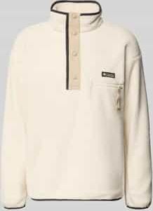 Columbia Fleecepullover mit Stehkragen und Knopfleiste