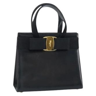 Ferragamo Sac &agrave; main Pre-owned - Femme - Pre-owned - Noir - Taille: ONE Size