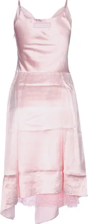 Acne Studios Draped Viscose Dress - Pink