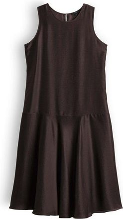OPUS Sommerkleid Welsa aus leichter Webware mit dezenter Struktur Das Volantdetail bringt Bewegung in die Silhouette