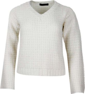 Fabiana Filippi Pull Col Rond - Blanc